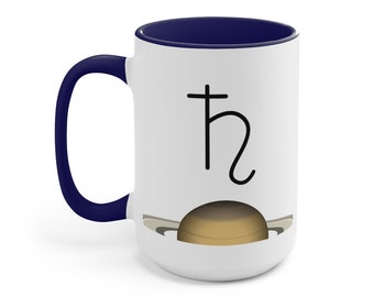 Saturn Planet Mug - Etsy