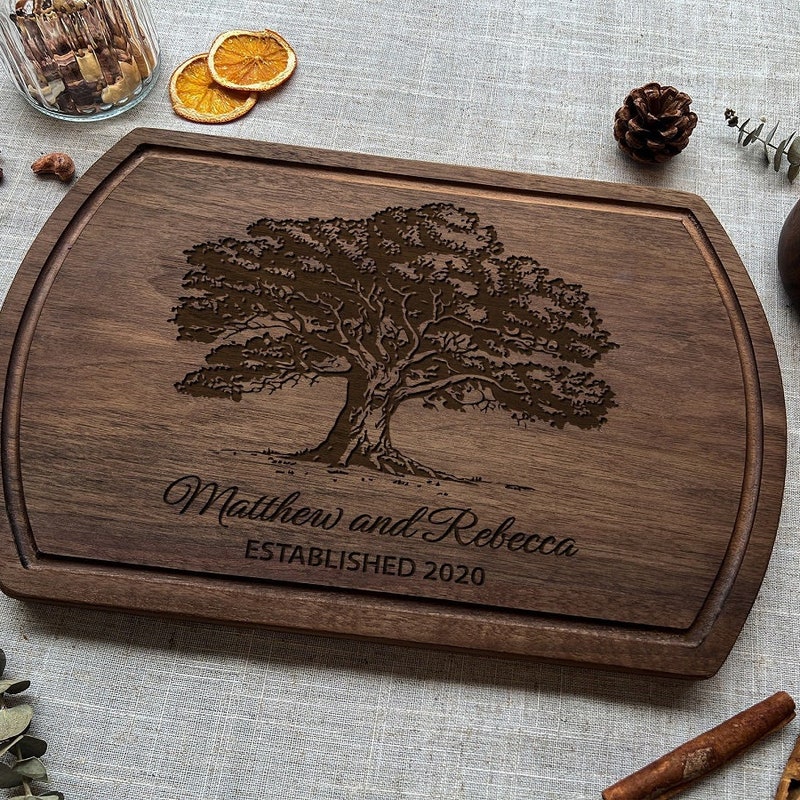 Chucterie Board With Tree - Etsy