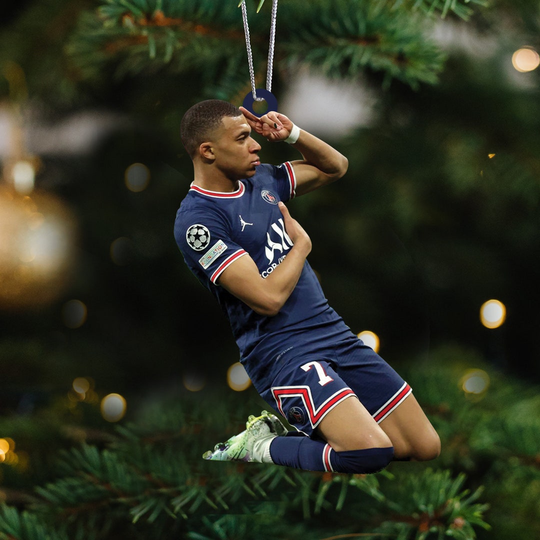 Kylian Mbappé 2023 Christmas Ornament 2D Ornament Xmas - Etsy Canada