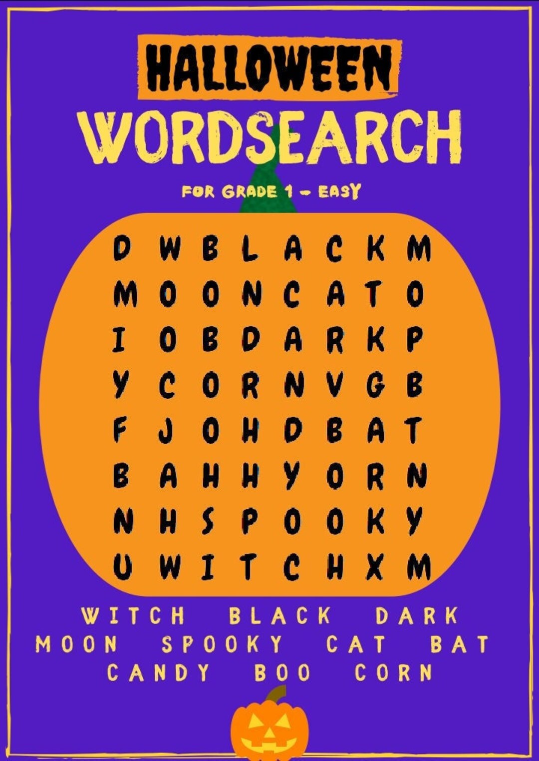 Halloween Puzzles for Early Learners - Etsy