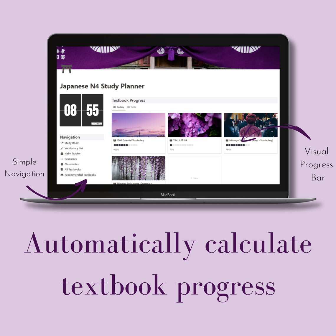 Ultimate Japanese N4 Study Planner (try/sou Matome) Notion Template - Etsy