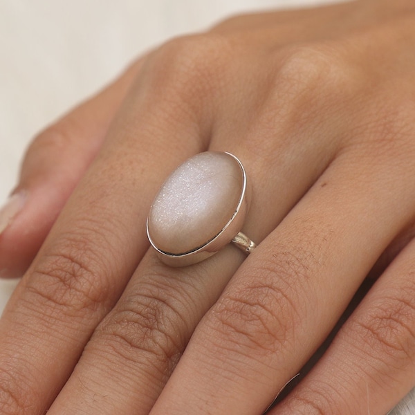 Moonstone Ring - Etsy