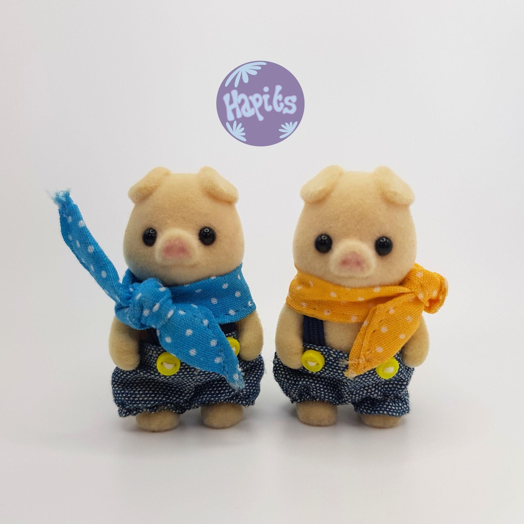 Sylvanian Families Grunt Pig Triplets, 2 Baby Pigs Available, Buy as a ...