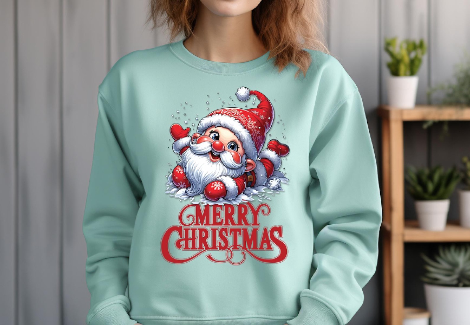 Christmas Santa Style Design for Any Digital Print - Etsy
