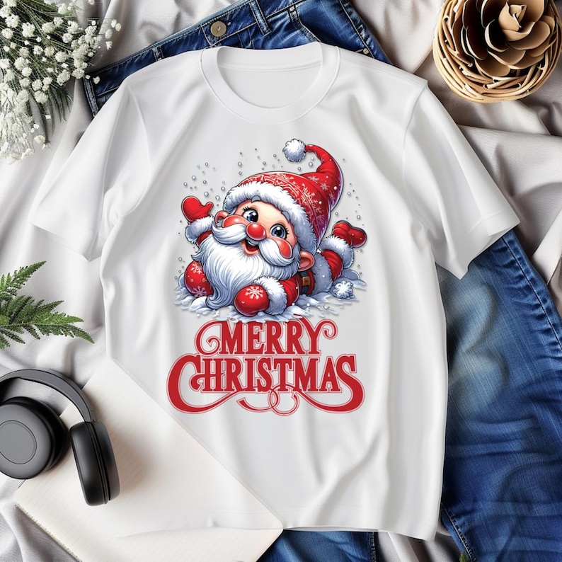 Christmas Santa Style Design for Any Digital Print - Etsy