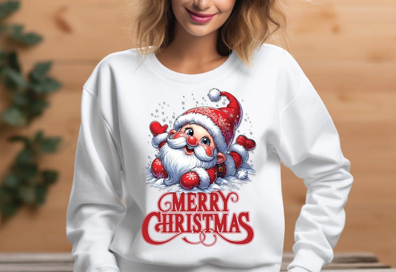 Christmas Santa Style Design for Any Digital Print - Etsy