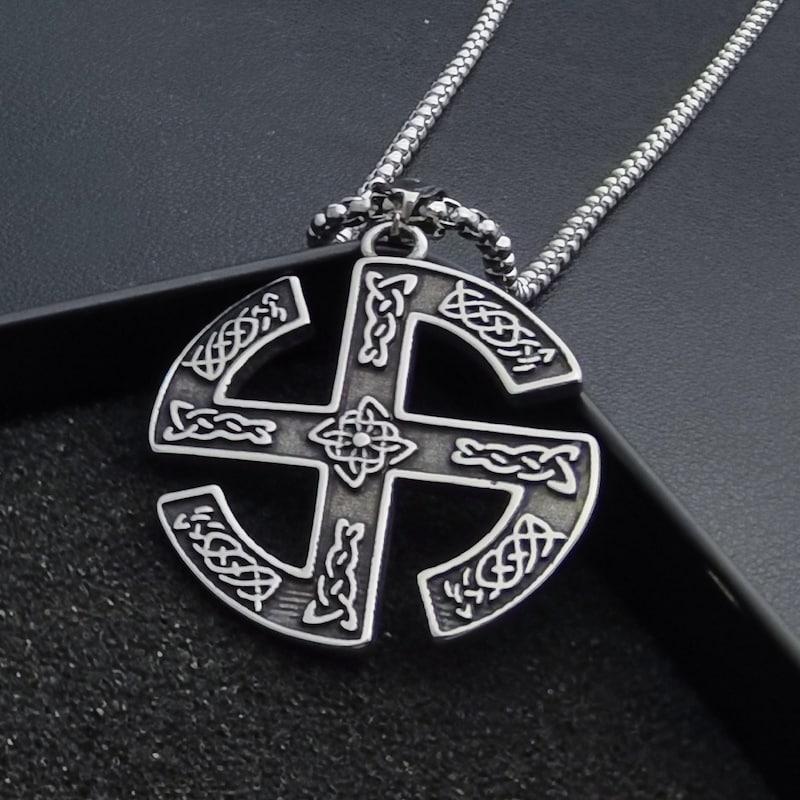 Solar Cross Pendant - Etsy