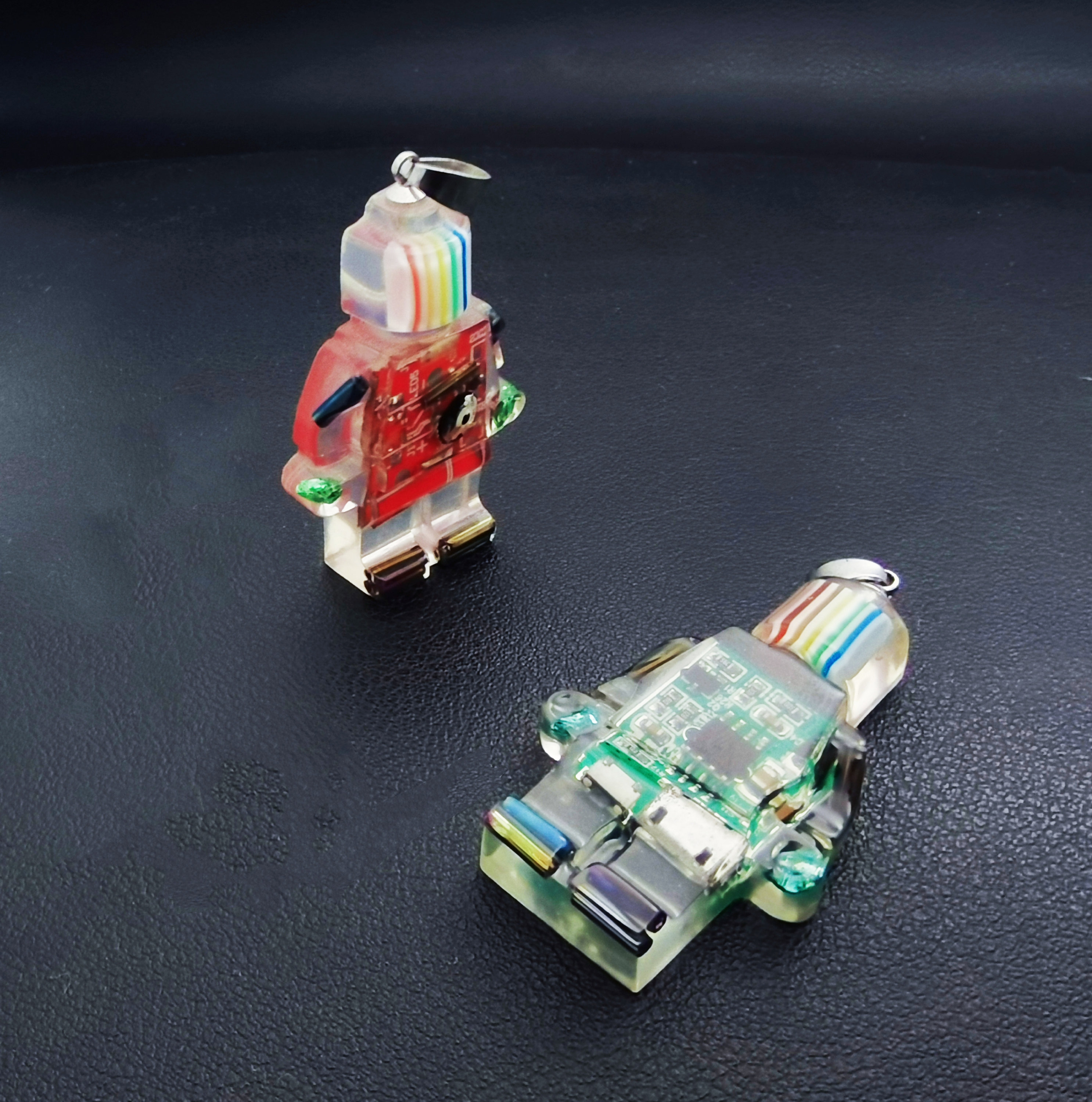 Gear Electronic Robot Pendant Necklace Personality Gift Mens Womens ...