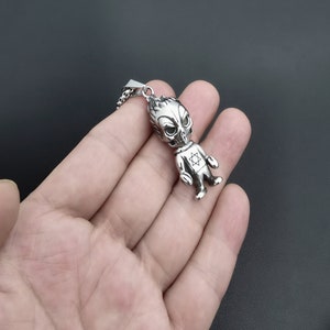 3D Solid Little Demon Pendant/imp Hexagram Necklace/316l Stainless ...