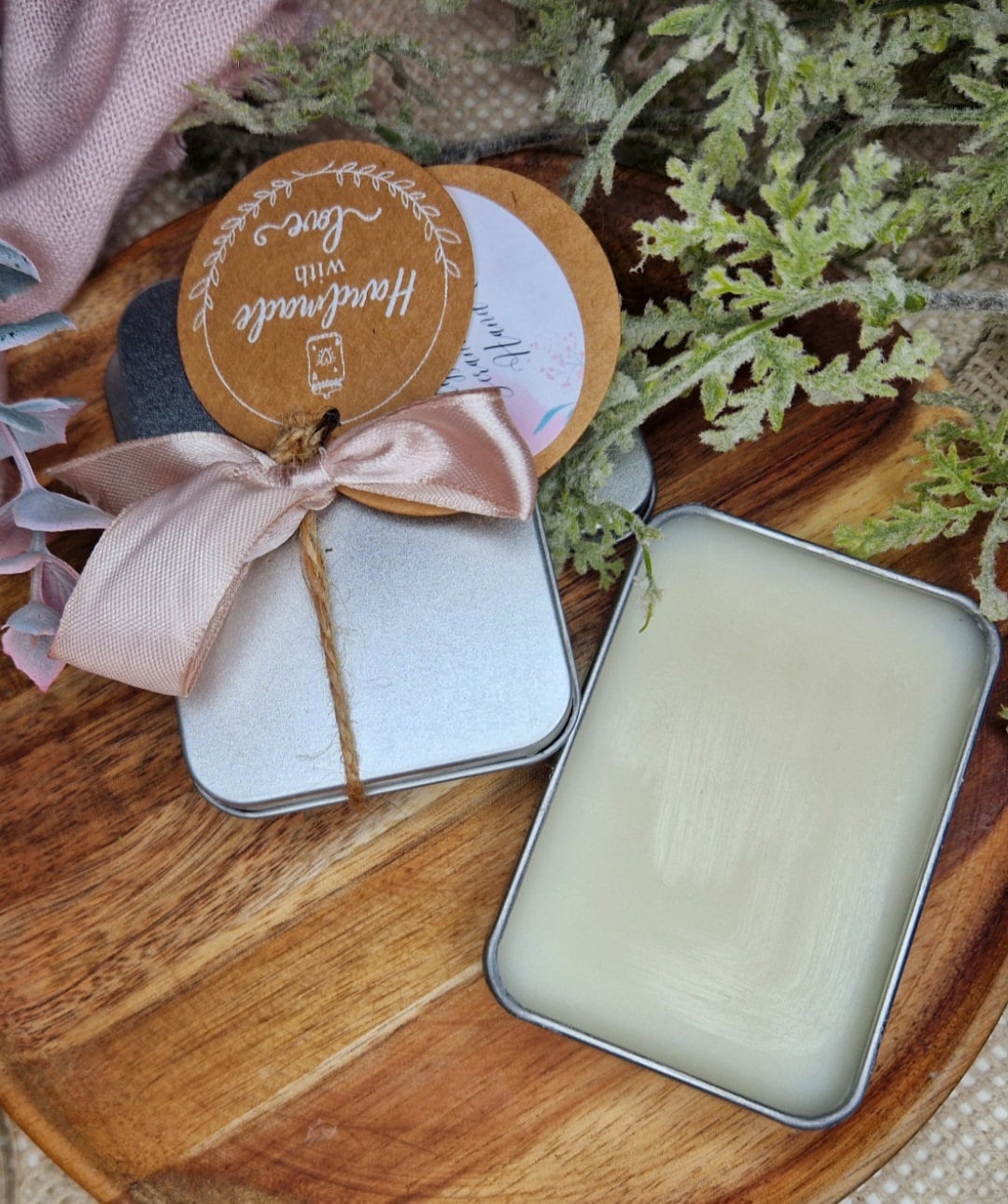 Handmade Solid Hand Cream 50g, Eucalyptus, Lemon & Geranium, Handbag ...
