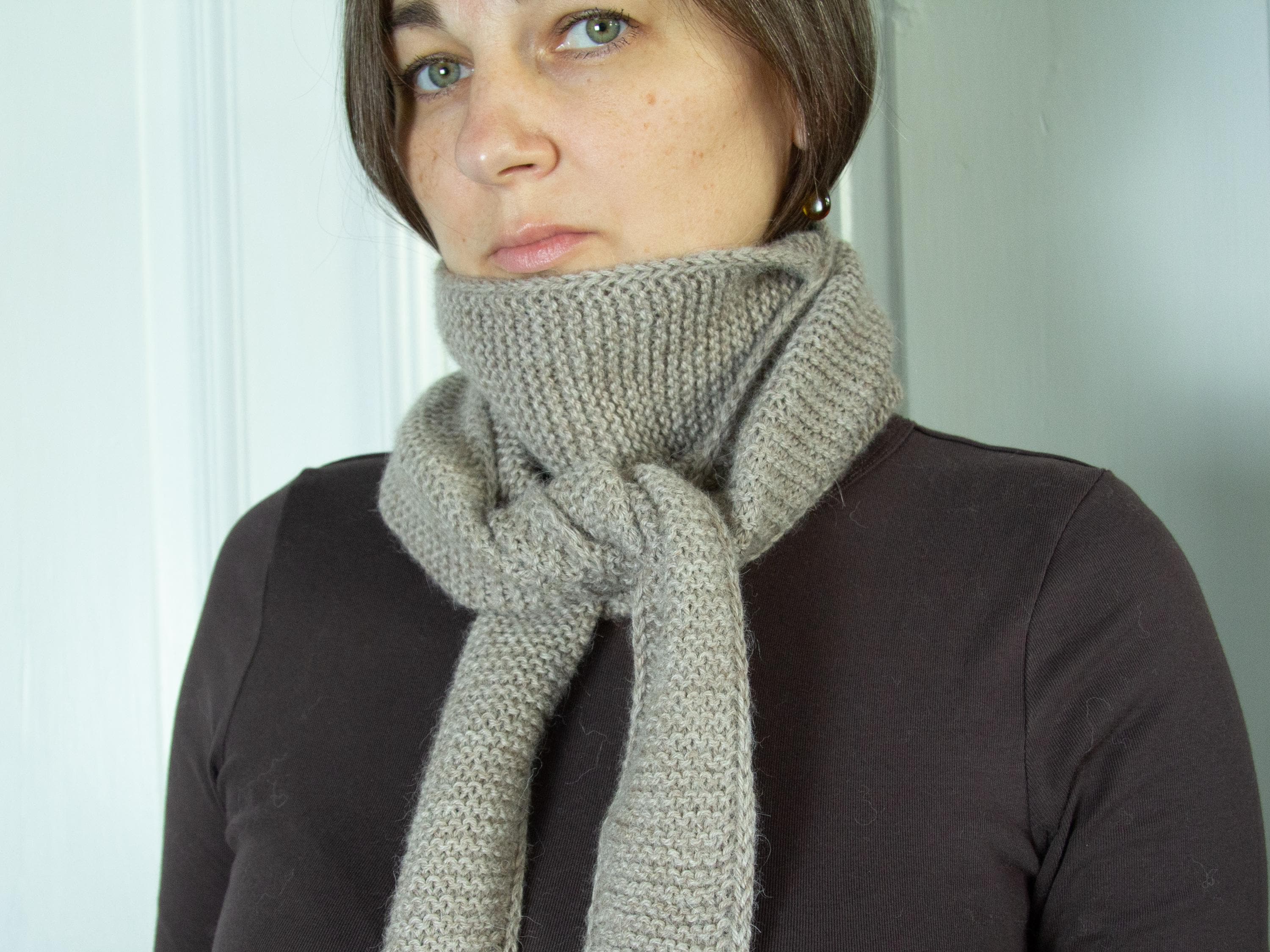 Knitting Pattern | Scandinavian Inspired Scarf | PDF- Easy Beginner ...