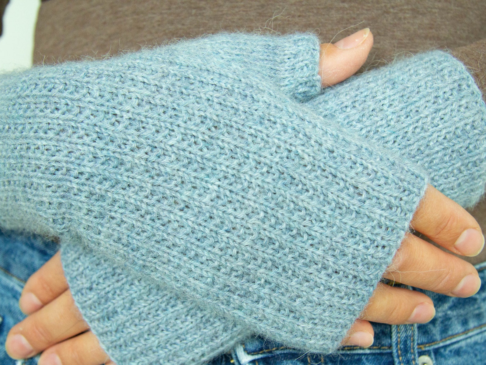 Knitting Pattern | Fingerless Gloves Knitting Pattern | Mitten Pattern ...