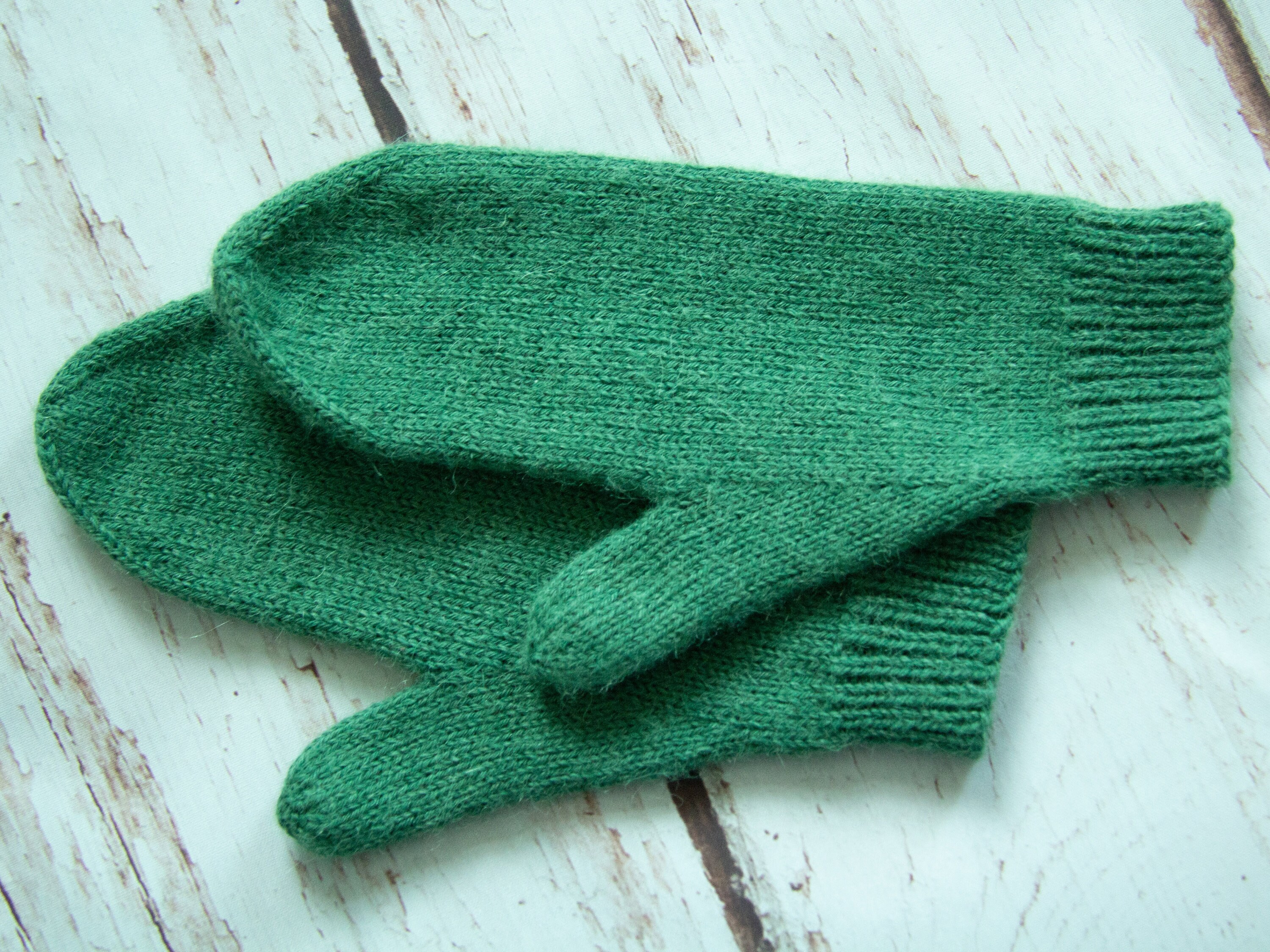 Knitting Pattern Mitten Pattern Basic Mittens Beginner Knitting Pattern ...