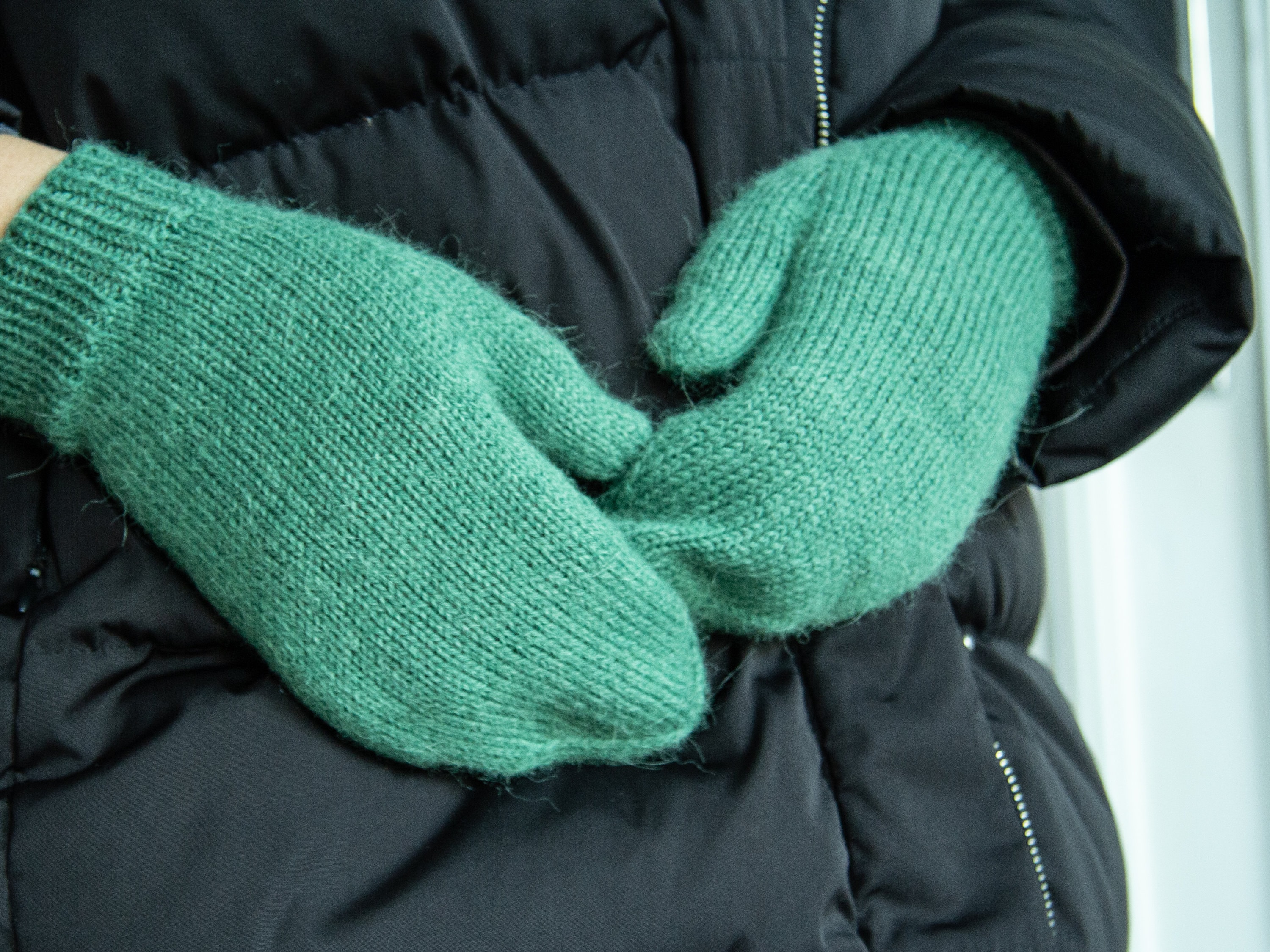 Knitting Pattern Mitten Pattern Basic Mittens Beginner Knitting Pattern ...