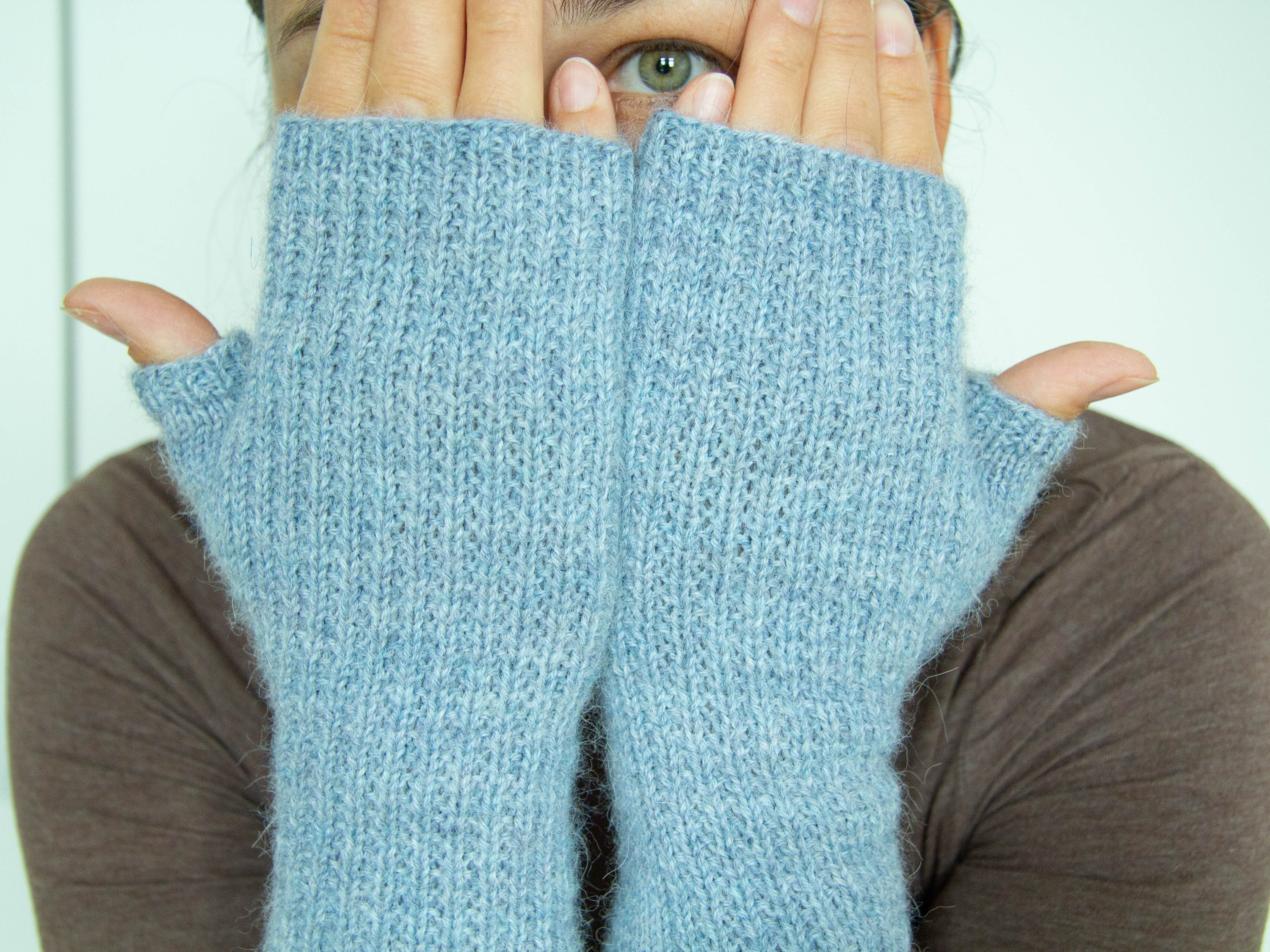 Knitting Pattern Fingerless Gloves Knitting Pattern Mitten Pattern ...