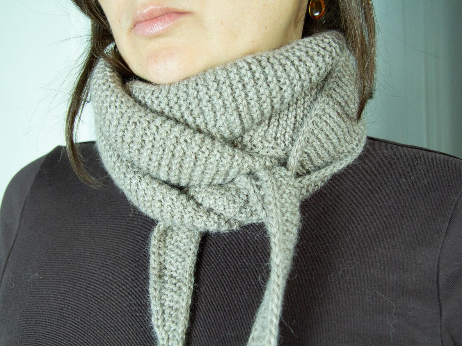 Knitting Pattern Scarf Knitting Pattern Scandi Scarf Pattern PDF ...