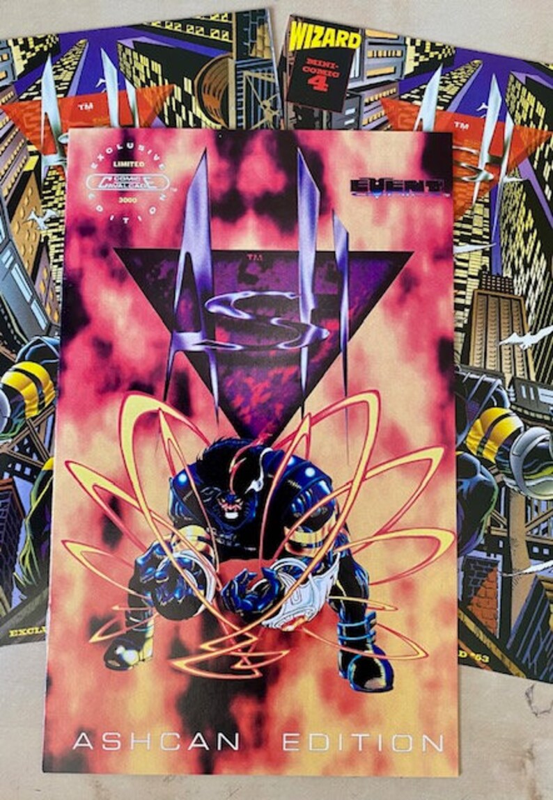 Event/wizard Comics X3 ASH/ASHCAN Collectable Mini Comics - Etsy