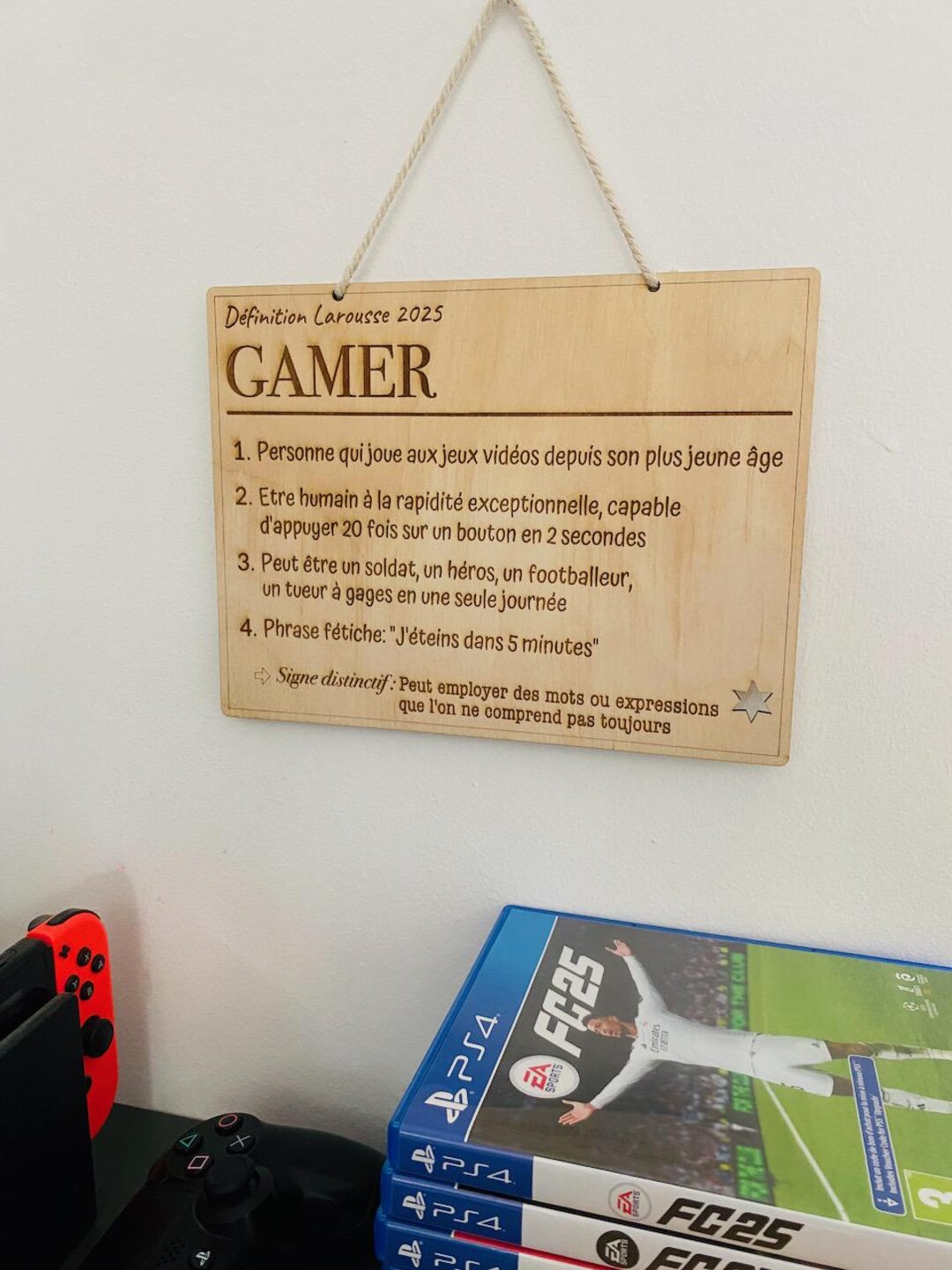 Personalized Wooden Plaque for Gamer, Video Game Fan, a Perfect Wall ...