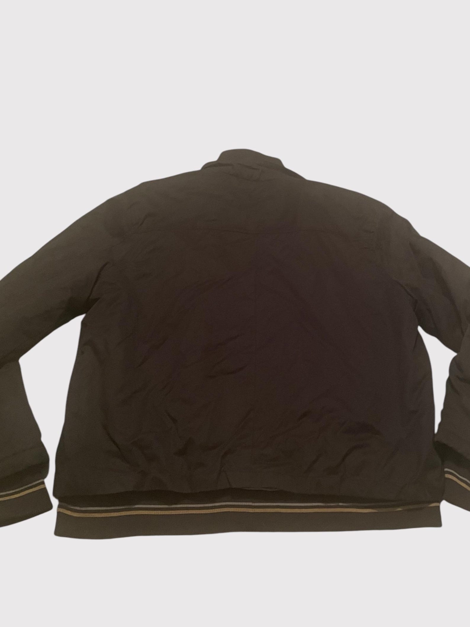 Vintage Bomber Jacket Black Varsity Jacket Vintage Early Y2K Double Zip ...