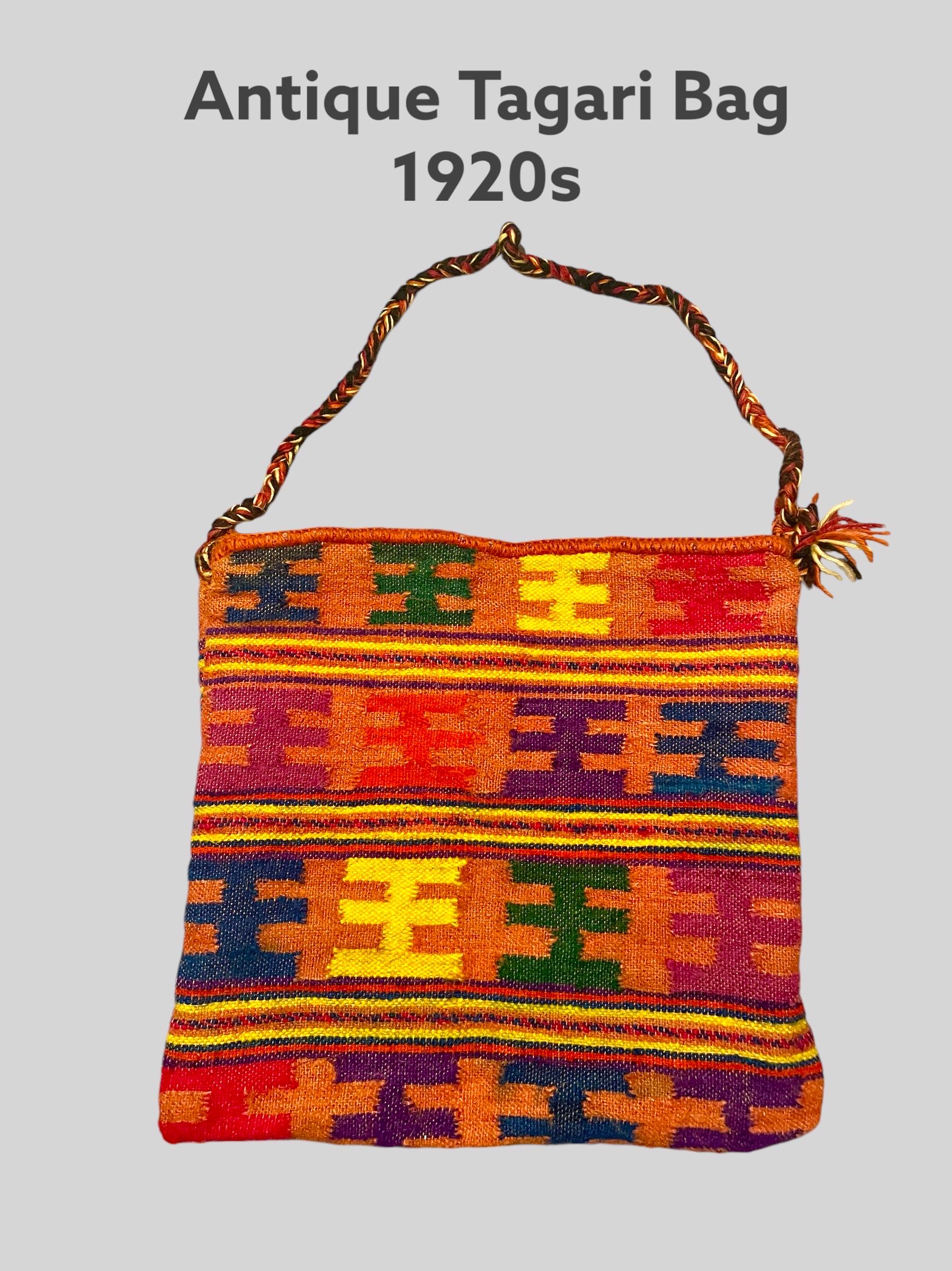 Antique Bag 1920s Traditional Greek Folk Bag Tagari Hand Made ...