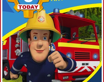 Fireman Sam Personalized - Etsy