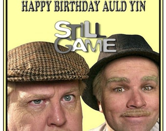 Still Game Birthday Card - Etsy Australia