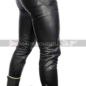 Mens Leather Genuine Sheep Skin Leather Party Pant Skin Fit Pants Gift ...