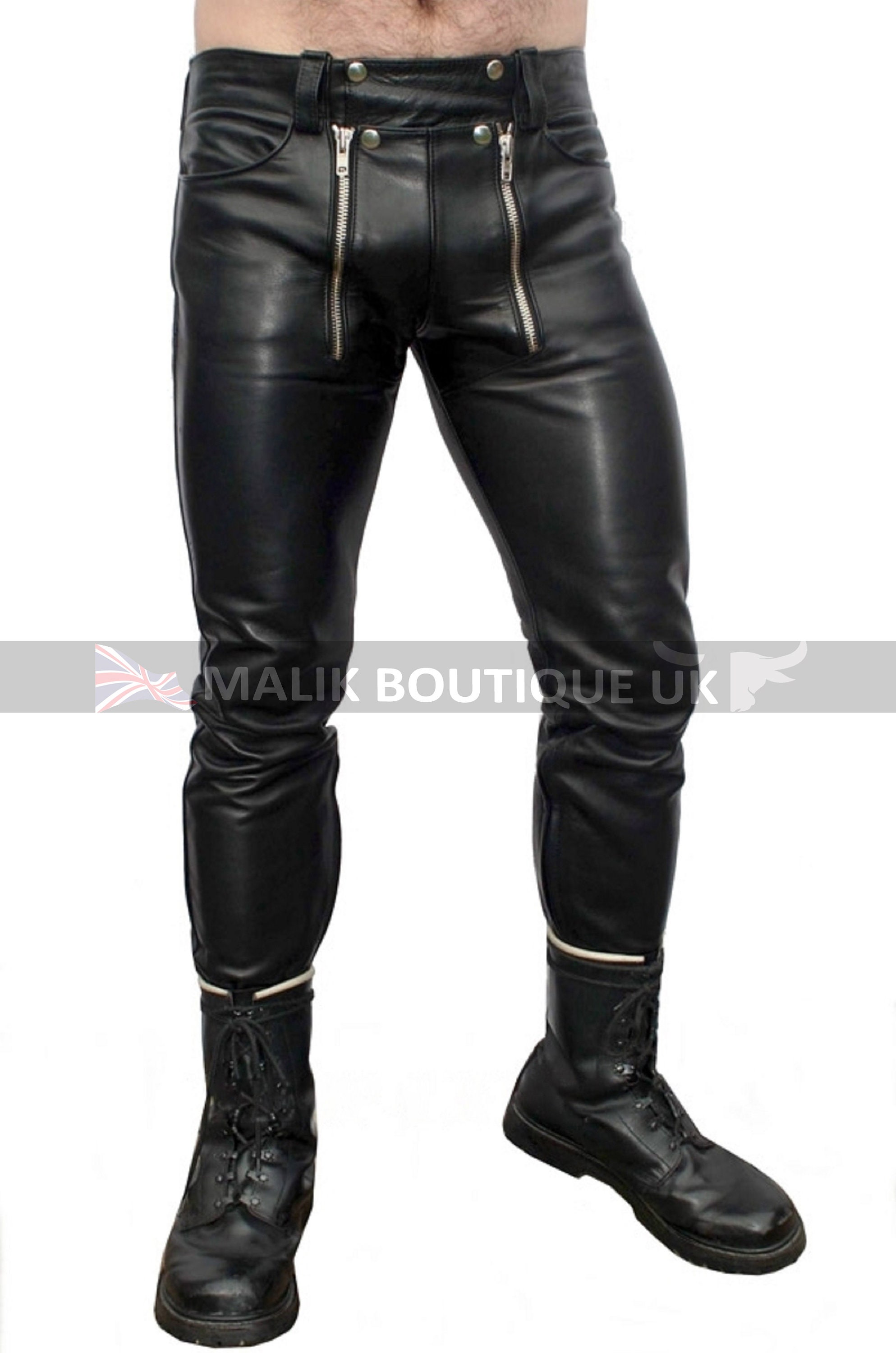 Mens Leather Genuine Sheep Skin Leather Party Pant Skin Fit - Etsy UK