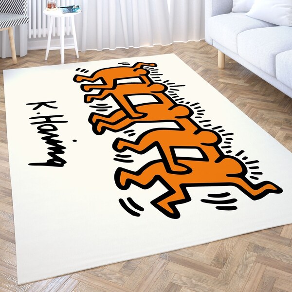 Keith Haring Rug - Etsy