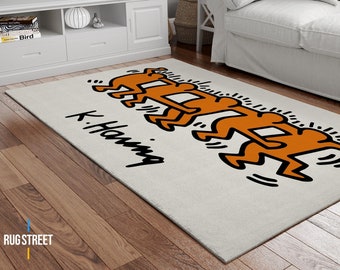 Keith Haring Dancing Rug - Etsy
