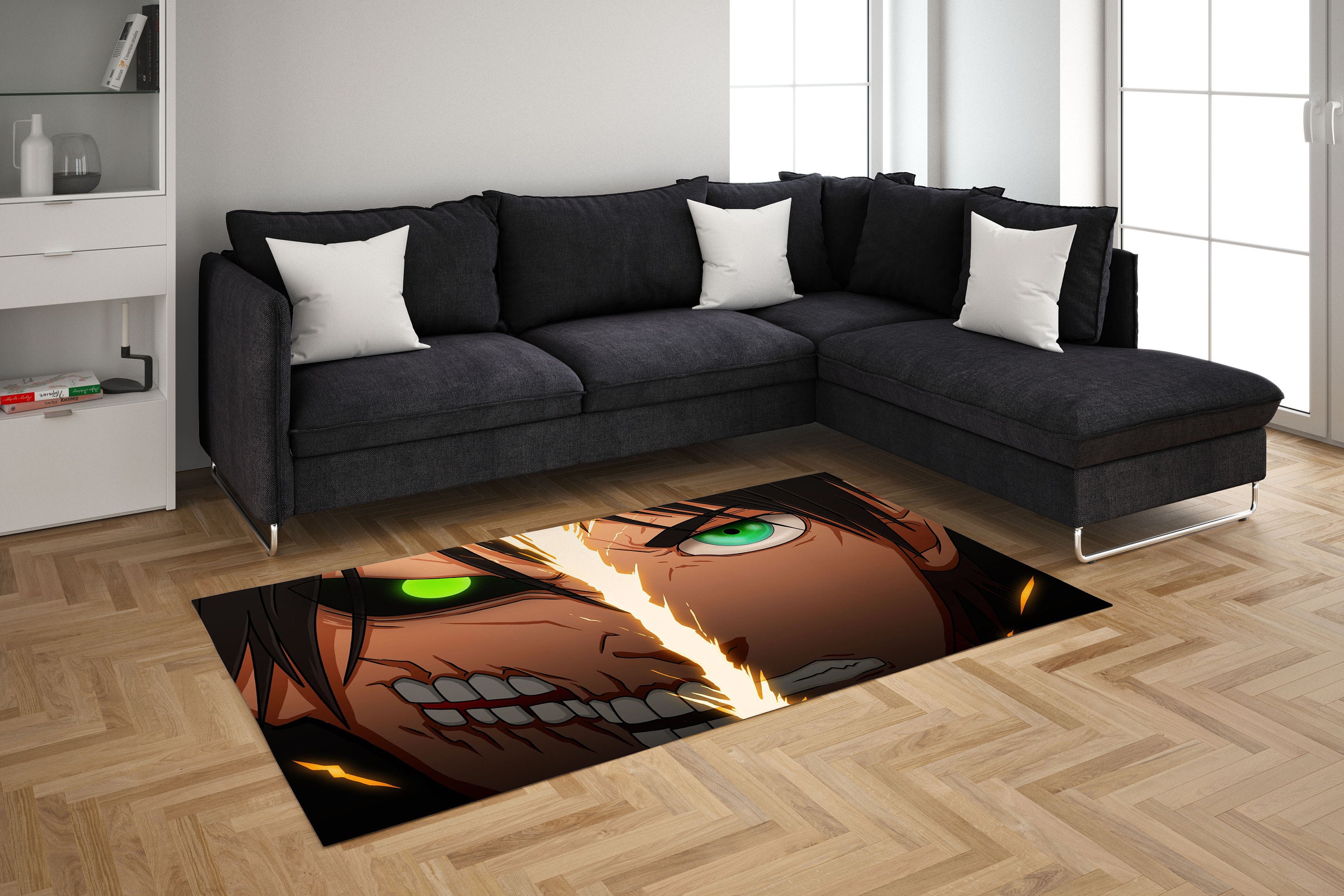 Anime Rug Japanese Anime Manga Characters Rug Titanage - Etsy