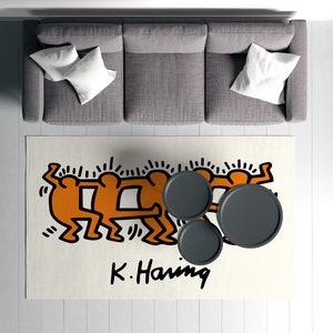 KH Rug, Famous Artist Dancing Rug, People Having Fun, Popular Art ...