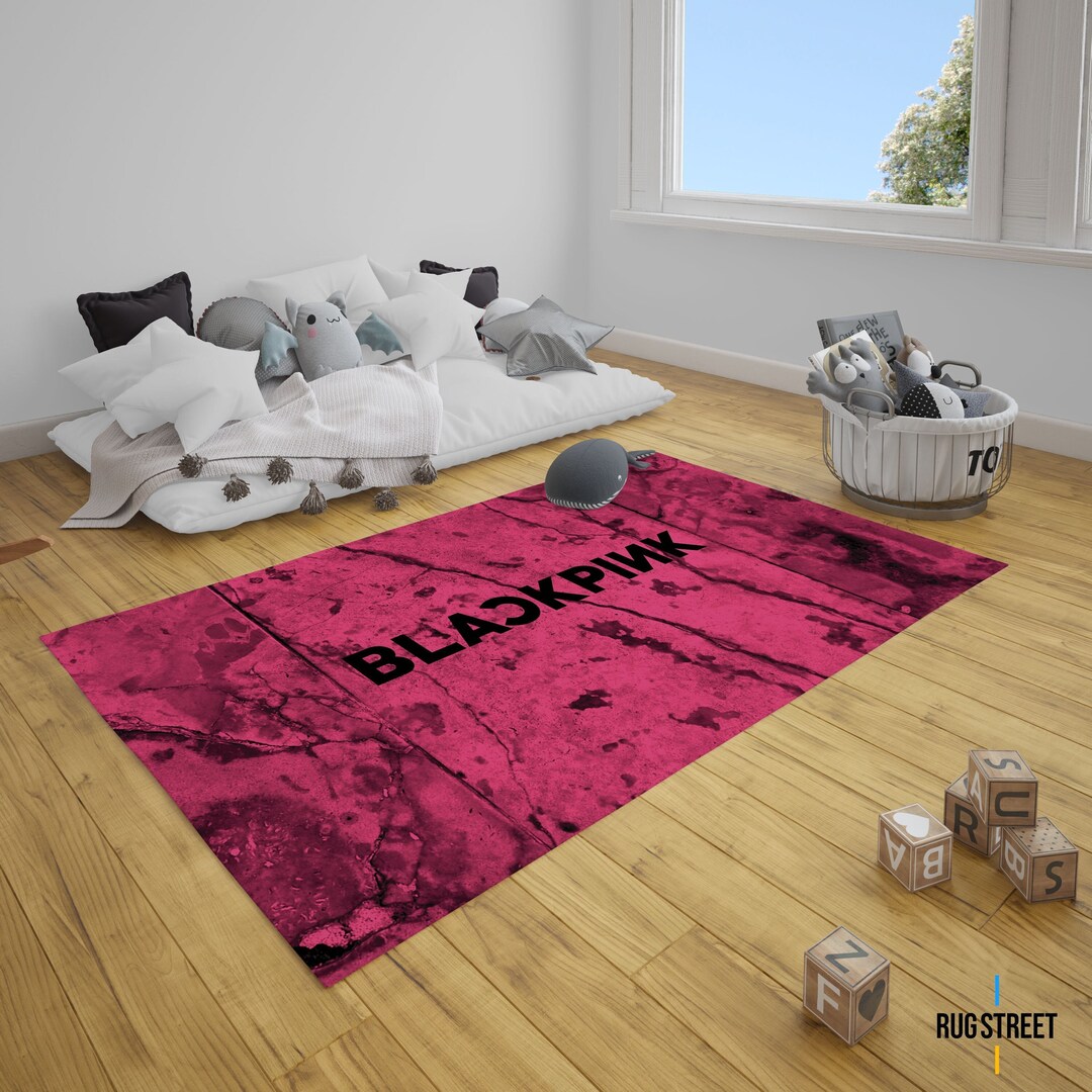 Blackpink Rug, Jisoo Rug, Jennie Rug, Rosé, and Lisa Rug, Fan Design ...