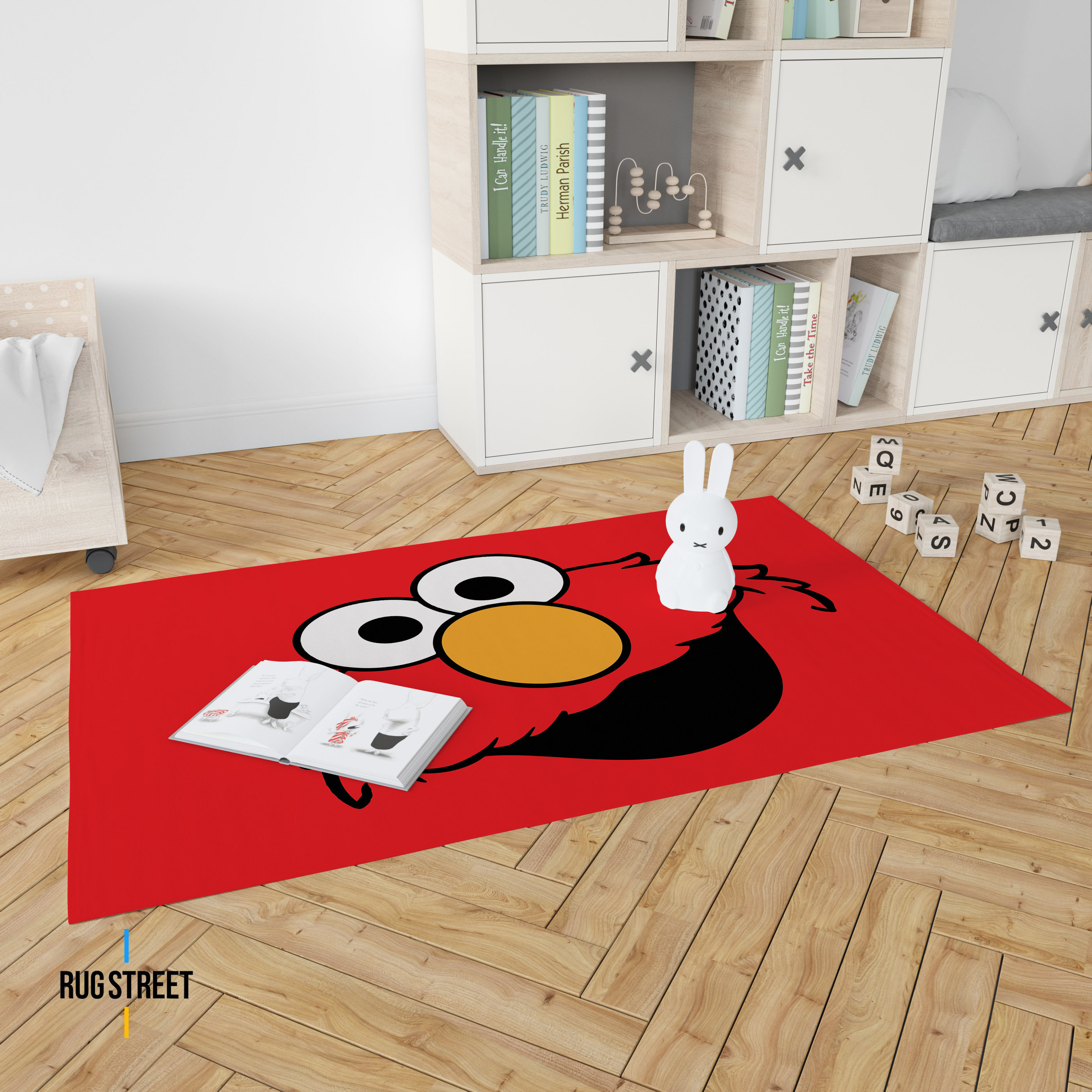 Elmo Peeking Rug Sesame Street Rug Kids Room Rug Kids Game - Etsy Canada