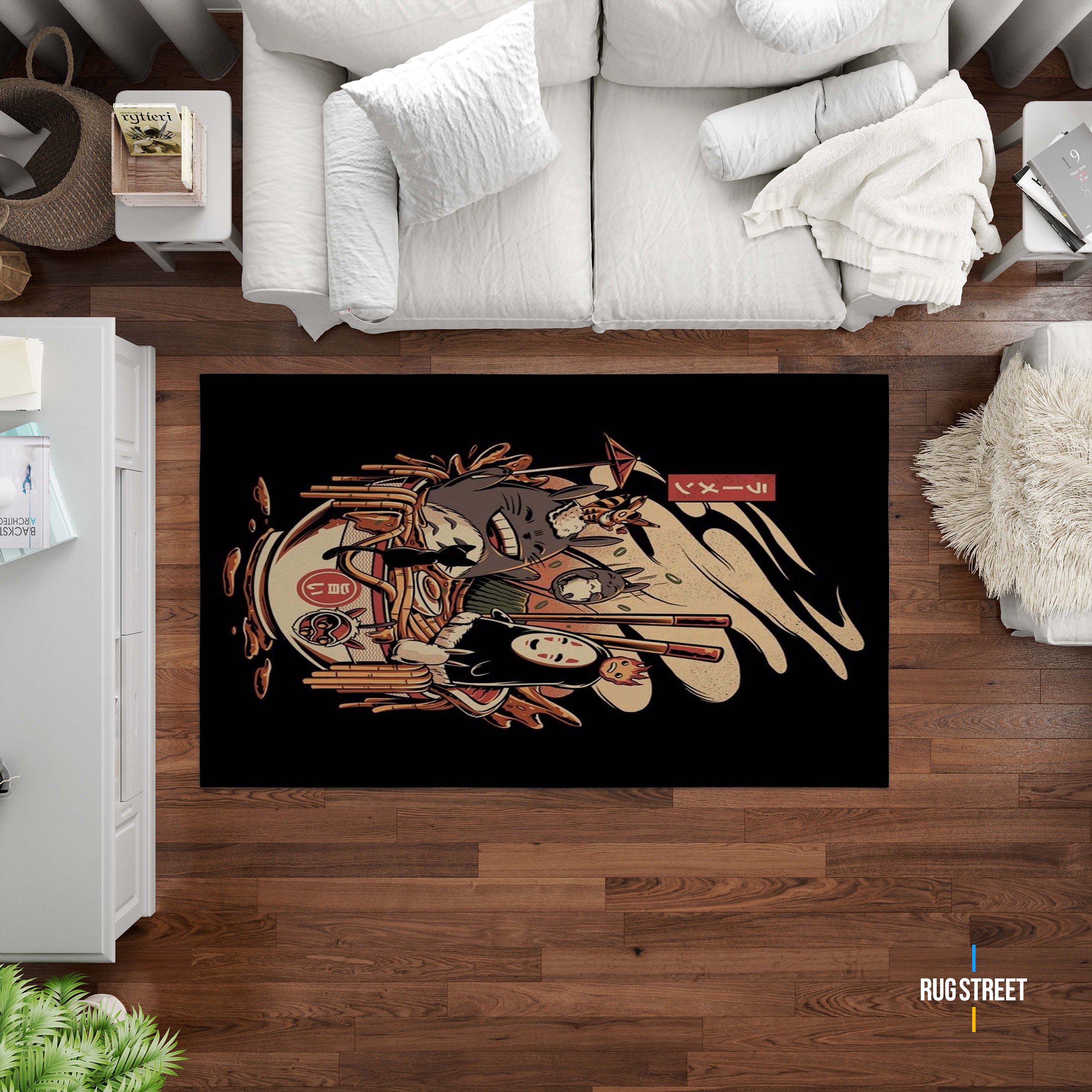Anime Rug Japan Anime Rug Japanese Animated Fantasy - Etsy