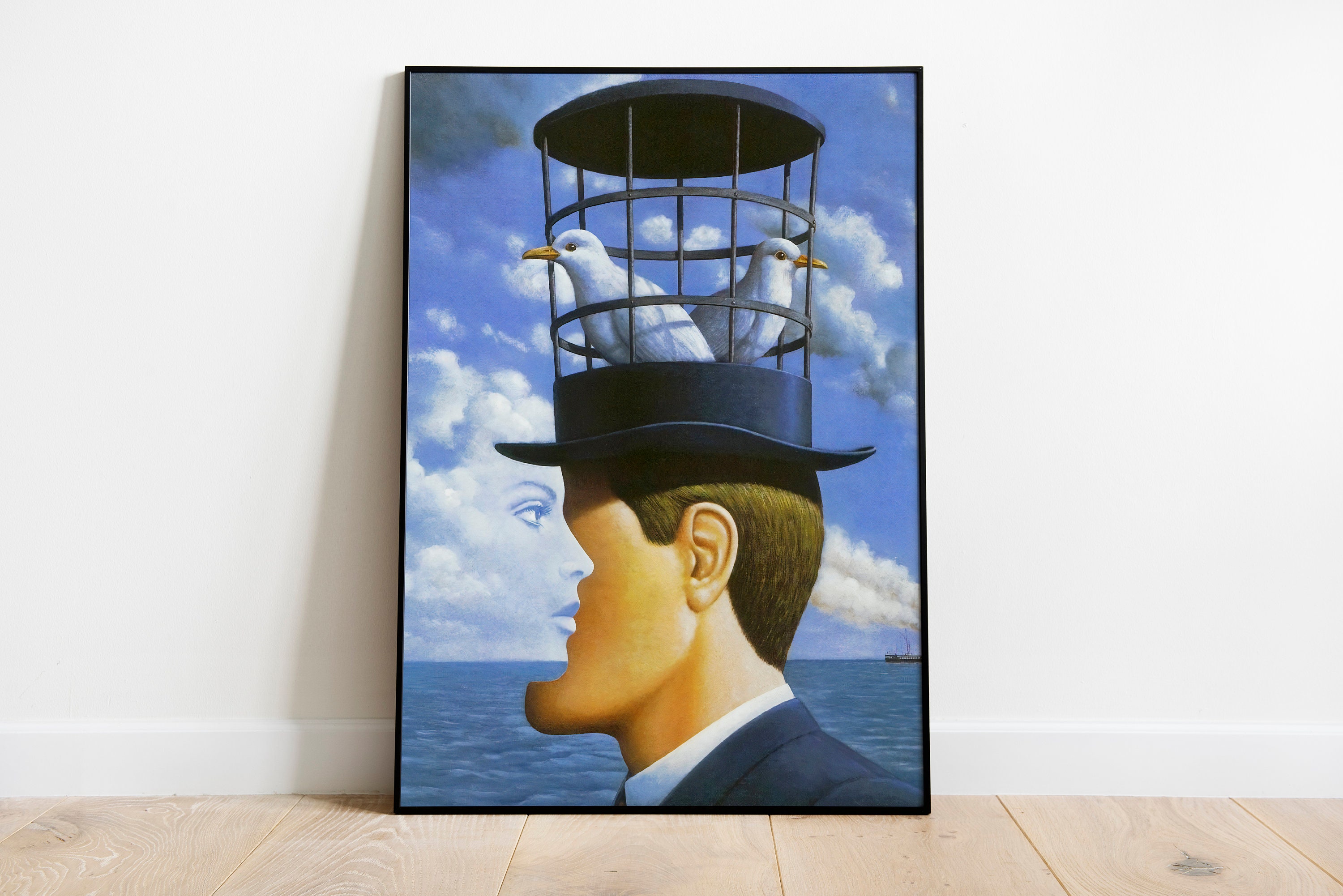 Rene Magritte Print Rene Magritte Poster Vintage Art Print - Etsy UK