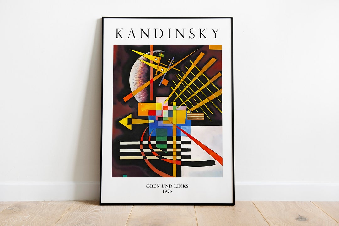 Kandinsky Oben Und Links Poster Wassily Kandinsky Print - Etsy