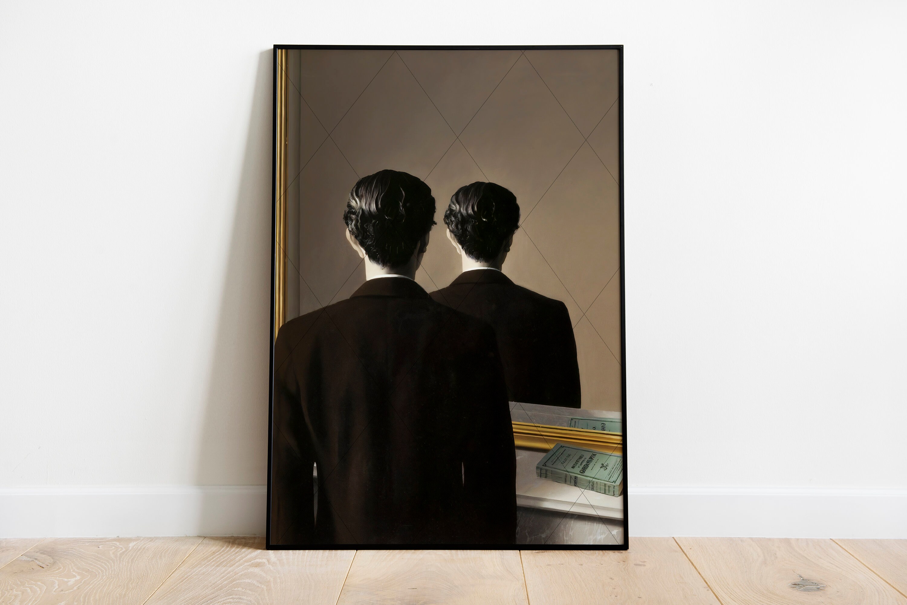Rene Magritte Print Mid Century Modern Wall Art, Rene Magritte Poster ...