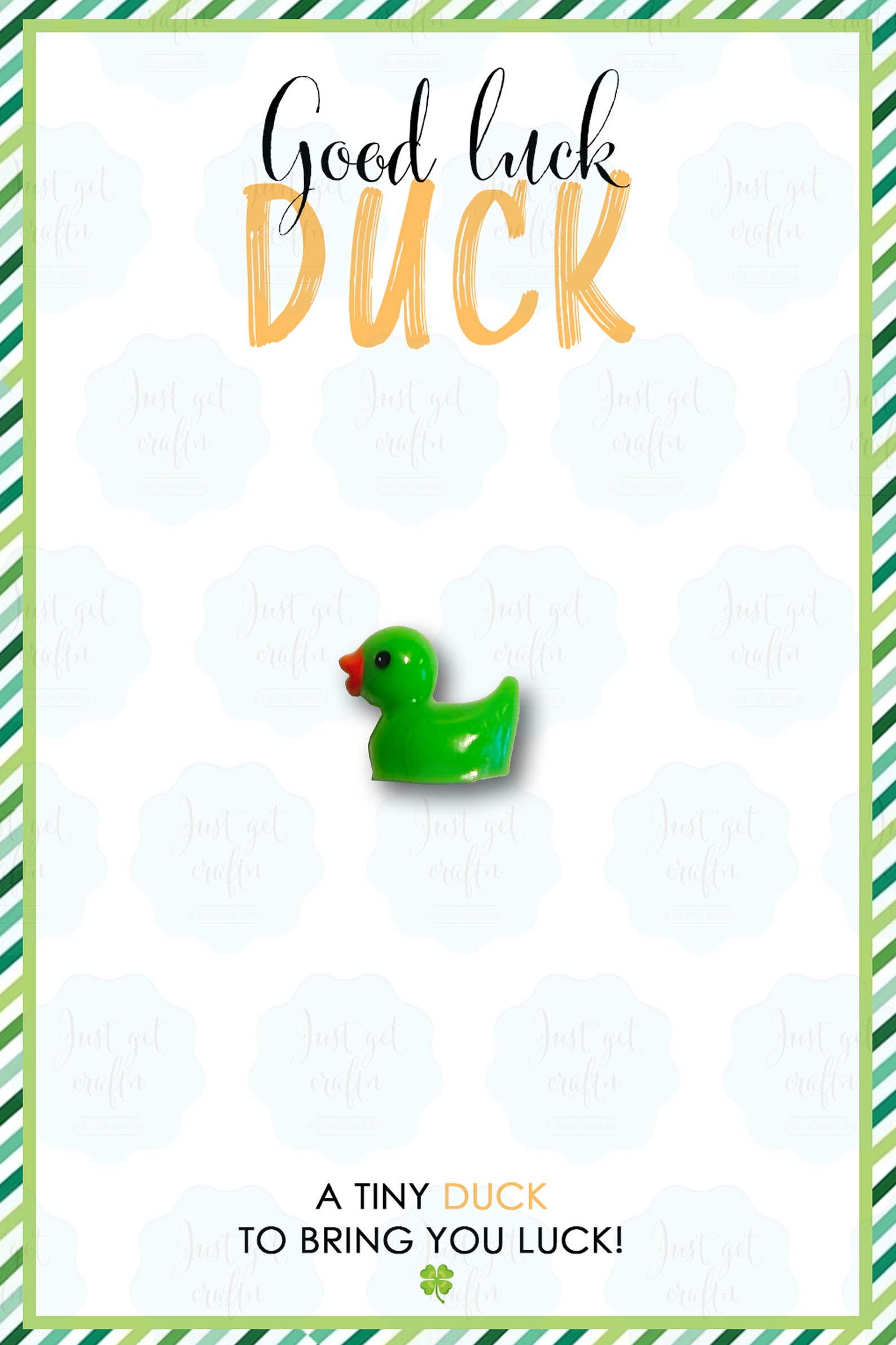 Good Luck Duck,pocket Favors,pocket Duck,gifts,friendship,thinking of ...