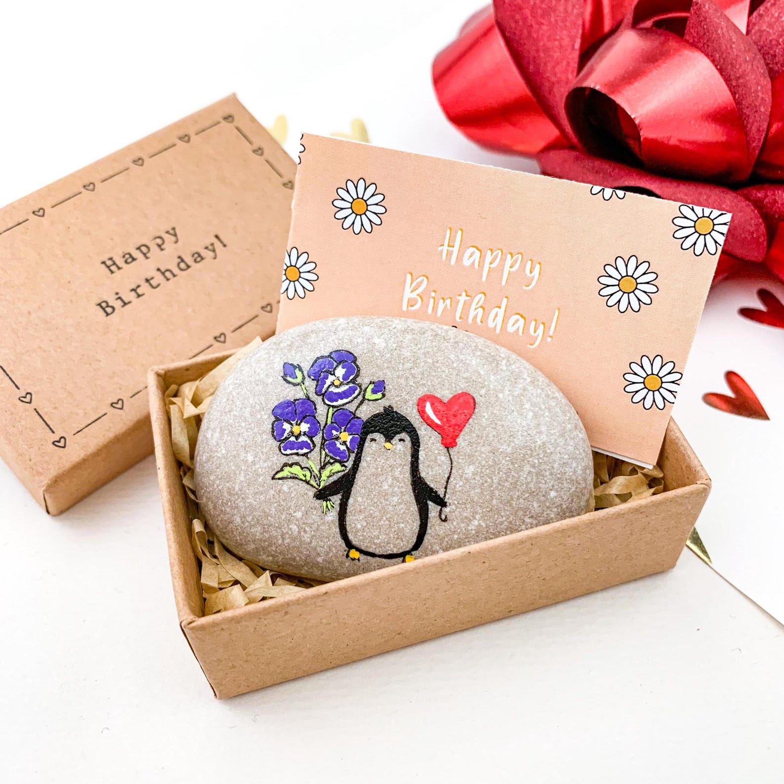 Personalized February Birth Month Flower Gift for Her Violet Birth Card ...
