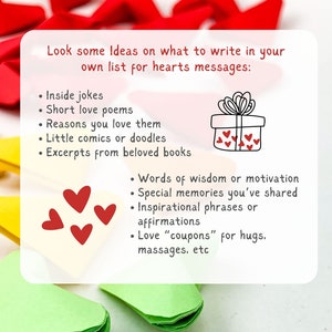 PERSONALIZED DIY Kit Message in Heart Printable 3D Origami Hearts ...