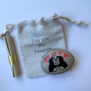 Personalized Penguin Pebble Rock Stone You Are My Penguin - Etsy