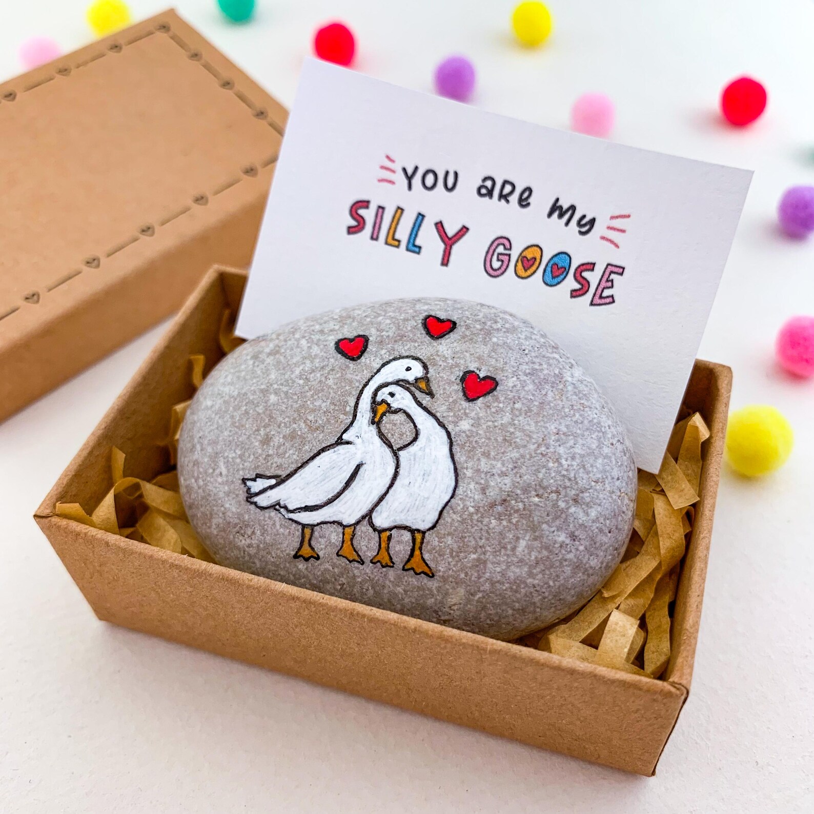 Personalized You Are My Silly Goose Card Geese Anniversary Gift for Him ...