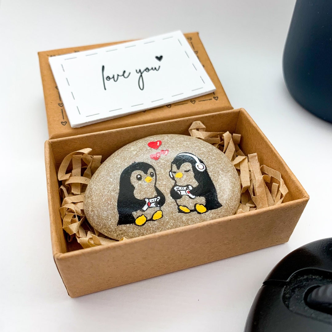 Personalized Penguins Gamer Gifts for Men Women, Funny Dad Gamer ...