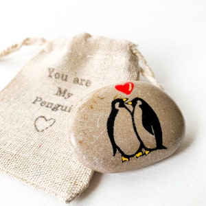 Penguin Pebble Anniversary Couples Gift for Boyfriend You Are My ...