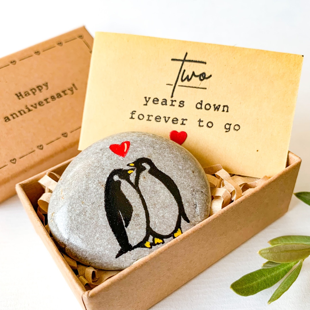 Personalized Gift 2nd Wedding Anniversary for Him Husband Wife, Second ...