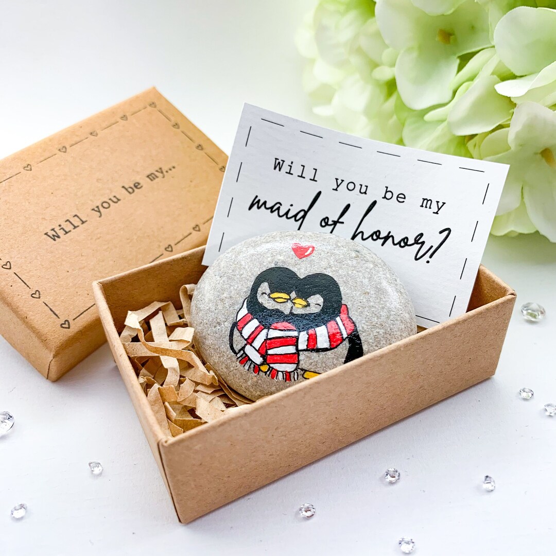 Personalized Maid Of Honor Proposal Box Will You Be My Maid Of Honor