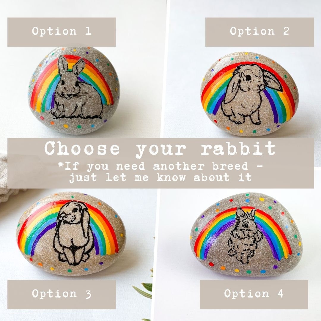 Personalized Lionhead Rabbit Loss Gift, Lost of Rabbit in Heaven ...
