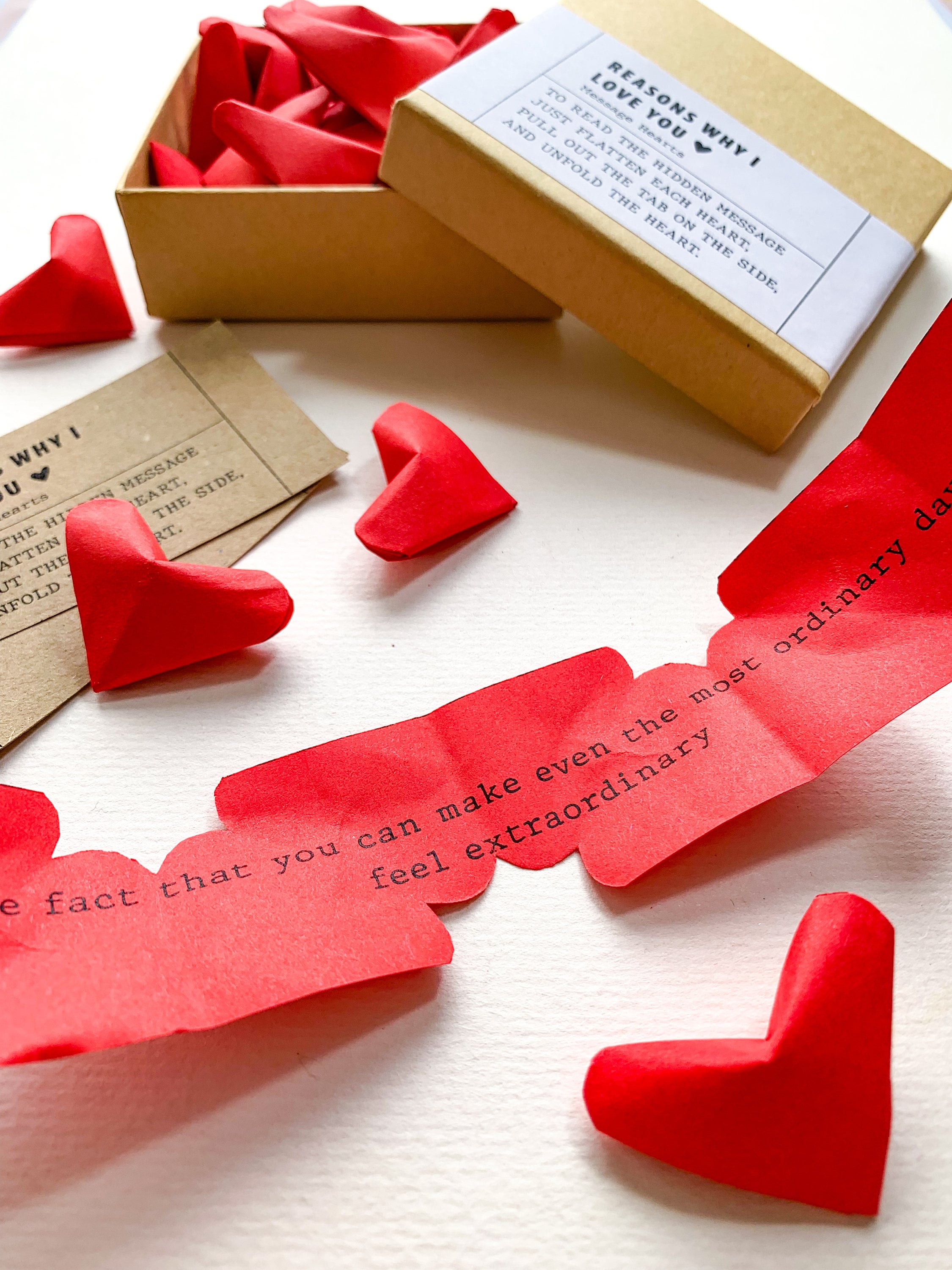 DIY Love Jar, Paper Hearts in a Jar With Love Quotes Reasons Why I Love ...