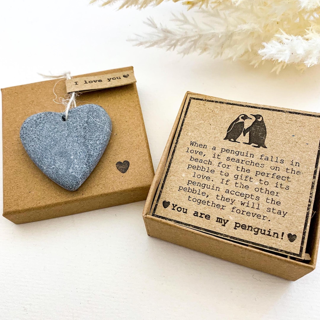 Penguin Rock Pebble You Are My Penguin Gift Penguin Stone Happy ...